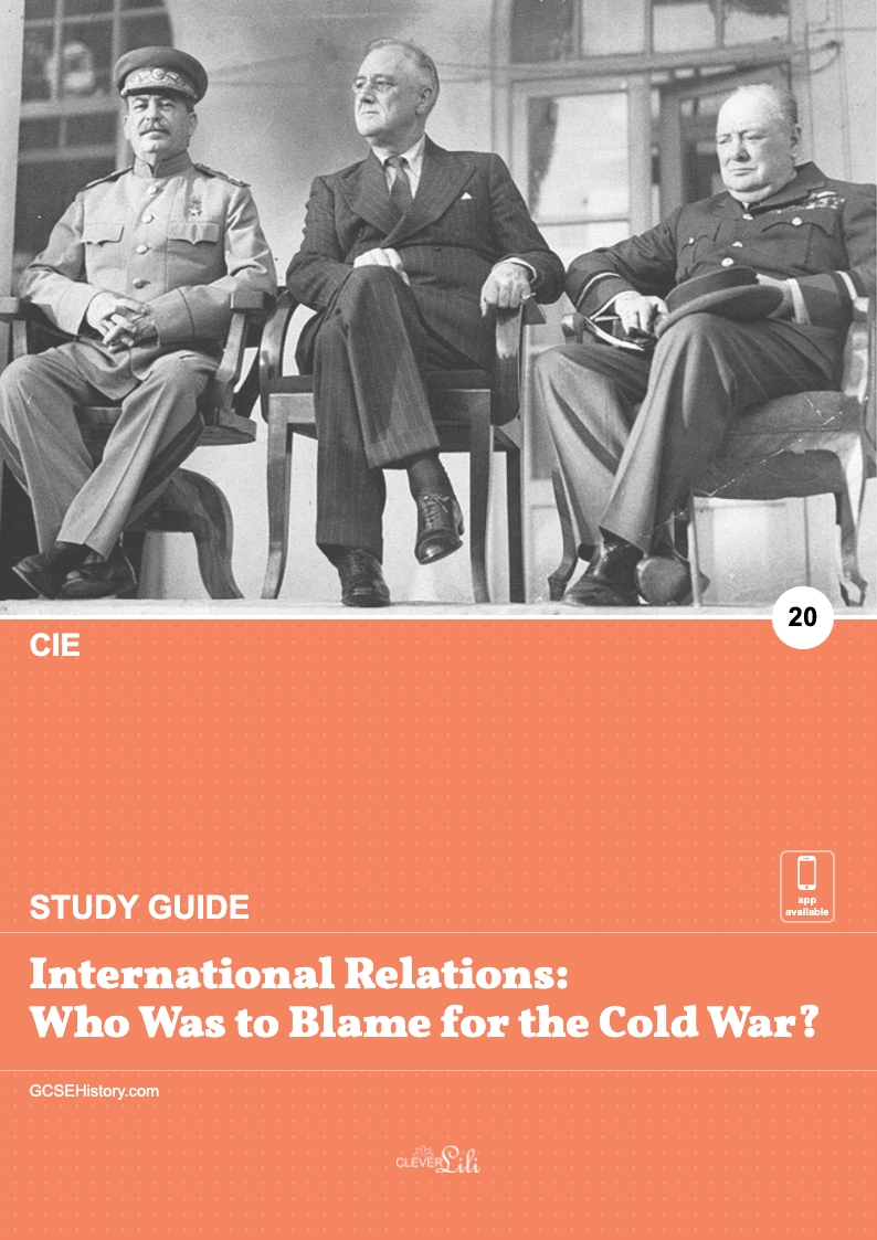 International Relations: Who Was to Blame for the Cold War?