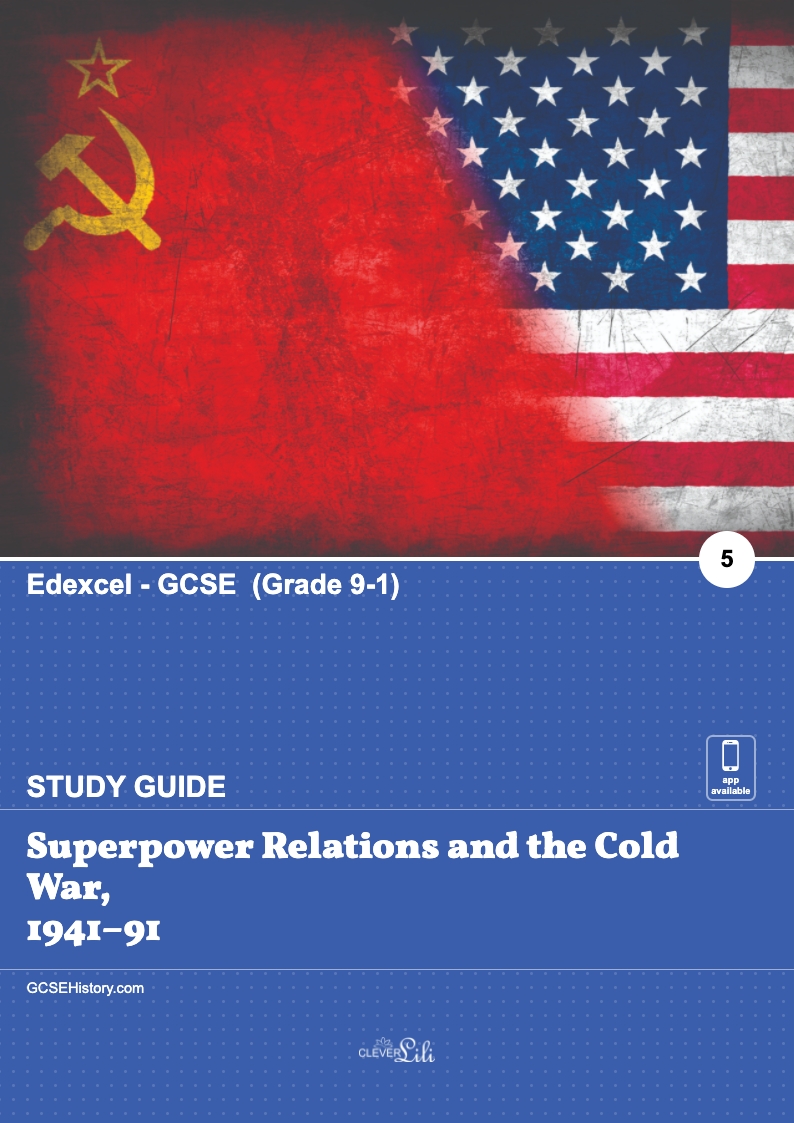 Cold War GCSE History Superpower Relations And The Revision 1 ...